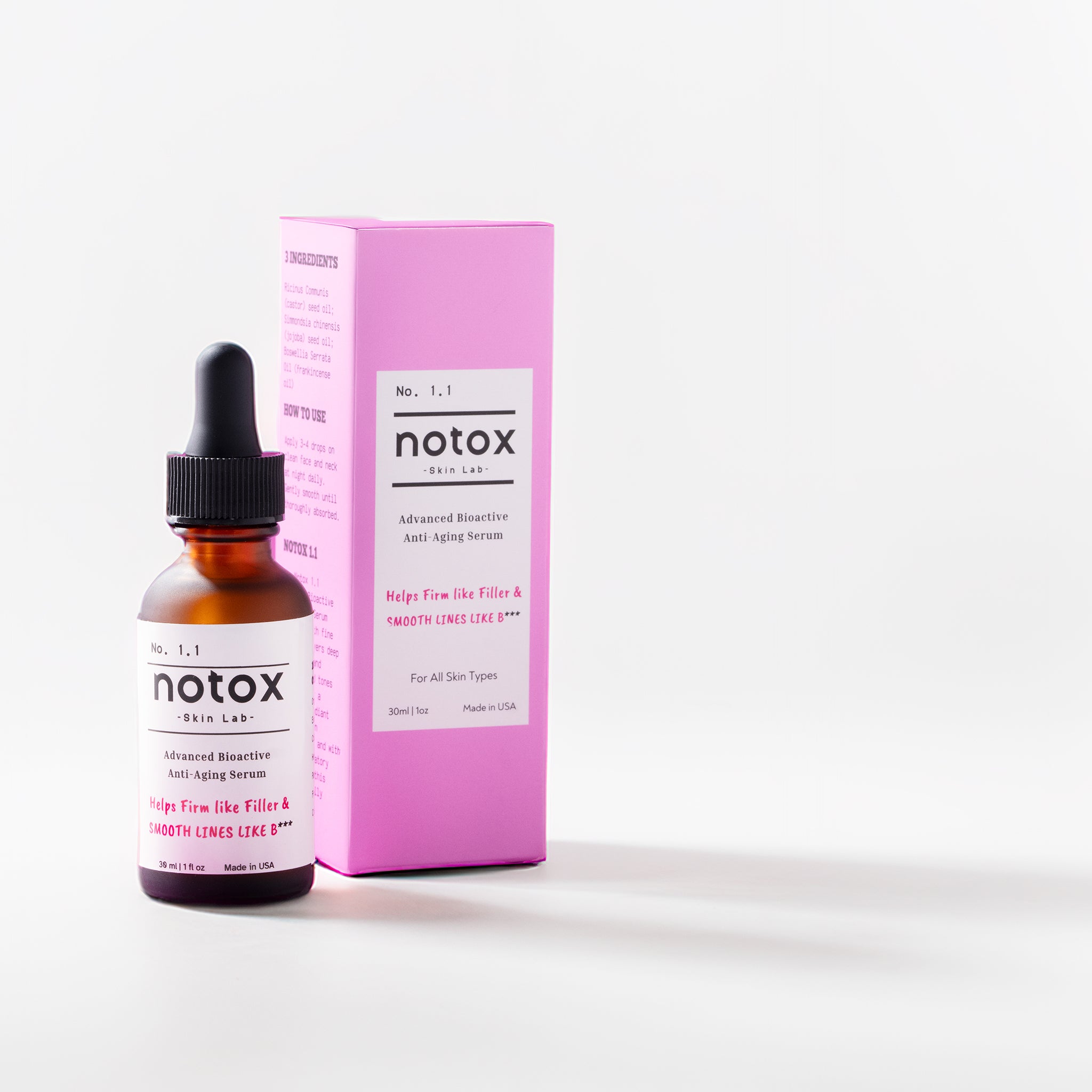 Notox Skin Lab - Notox 1.1 - Advanced Anti-Aging Serum Skincare Daily